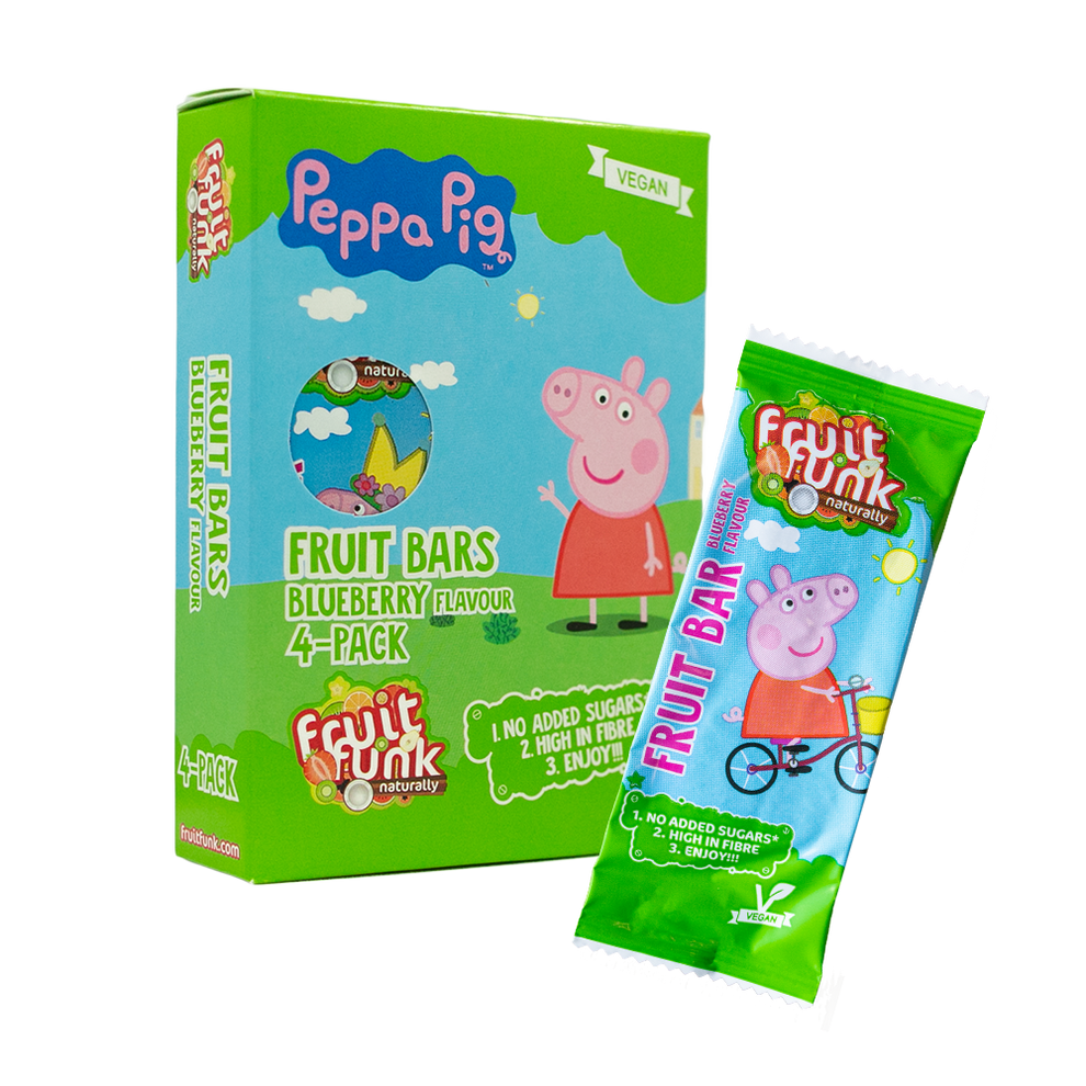 Peppa Pig FruitBars 4-pack blueberry – Fruitfunk